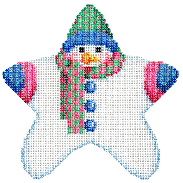 NTG TS422 - Star Shaped Snowman Pink/Green Checked Scarf – Bradley ...