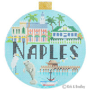 KB 1353 - Travel Round - North Carolina – Bradley Needlepoint Company